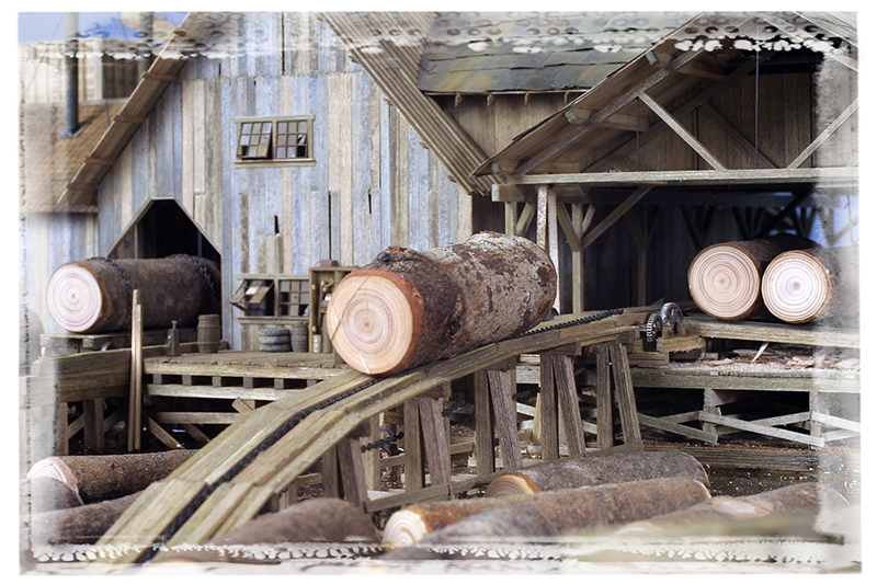 SierraWest Scale Models | HO Scale Twin Mills at Deer Creek