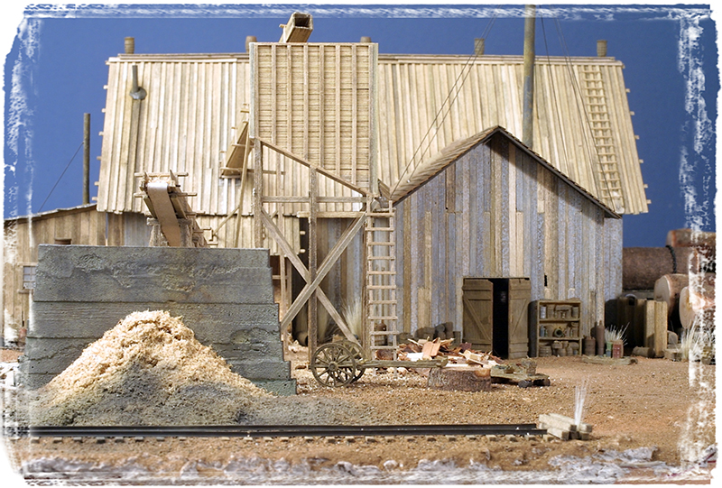 SierraWest Scale Models | HO Scale Twin Mills at Deer Creek