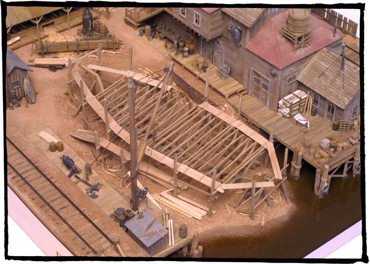 SierraWest Scale Models | HO Scale Shipyard at Foss Landing