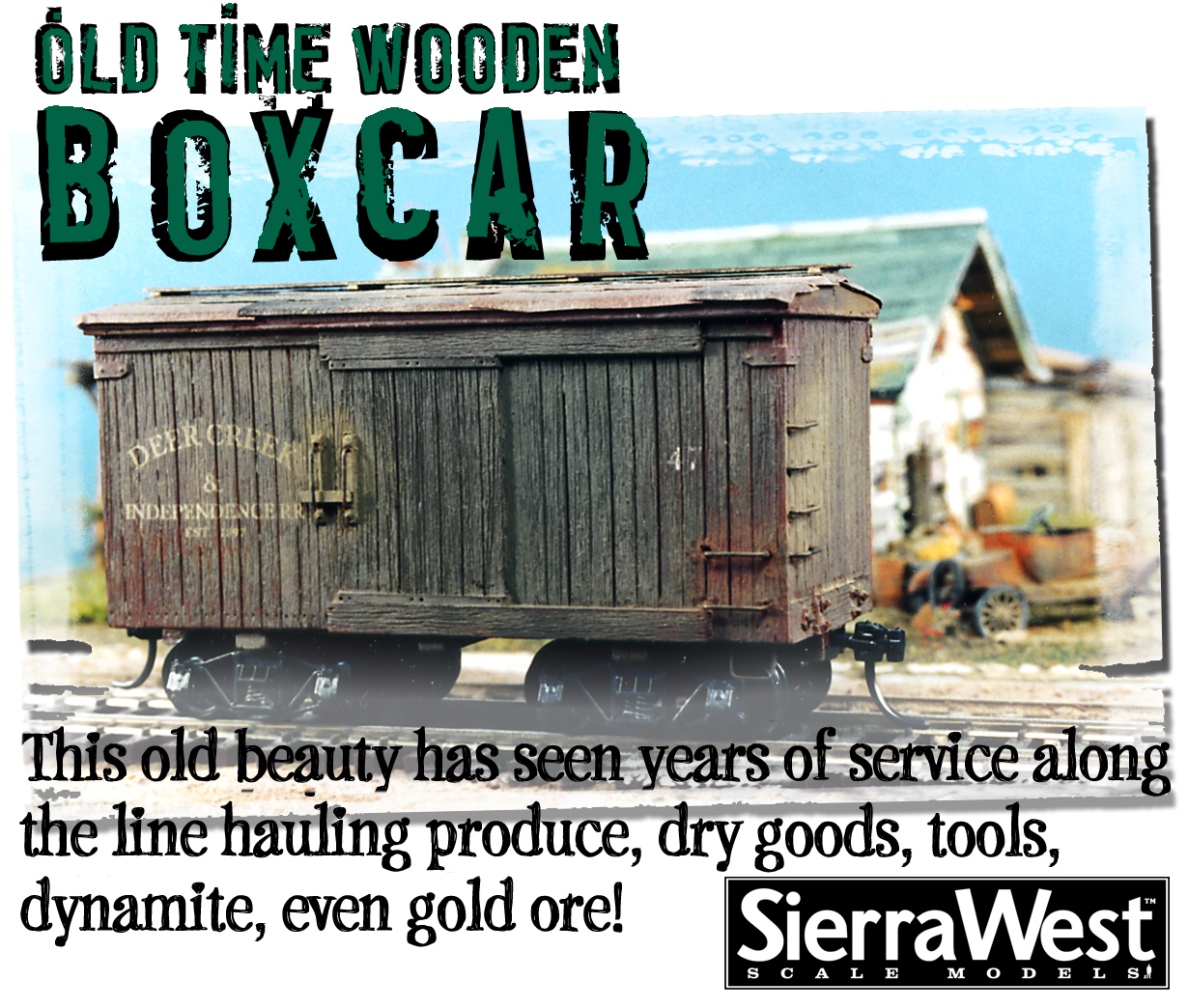 SierraWest Scale Models | the HO Scale Backwoods Work Train