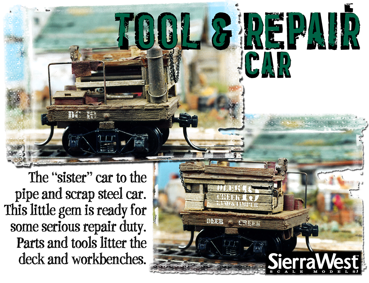 SierraWest Scale Models | the HO Scale Backwoods Work Train